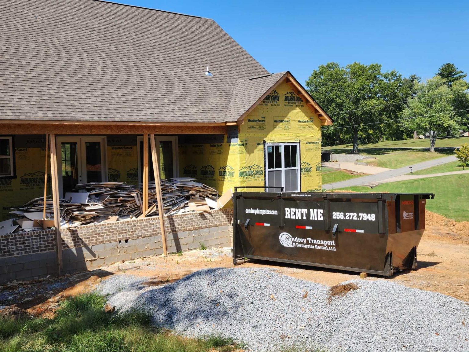 Roll Off Dumpsters - Condrey Transport & Dumpster Rental LLC